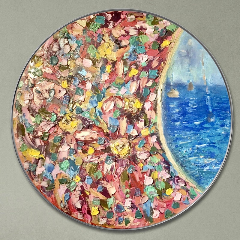 Round Canvas Art - Etsy Australia