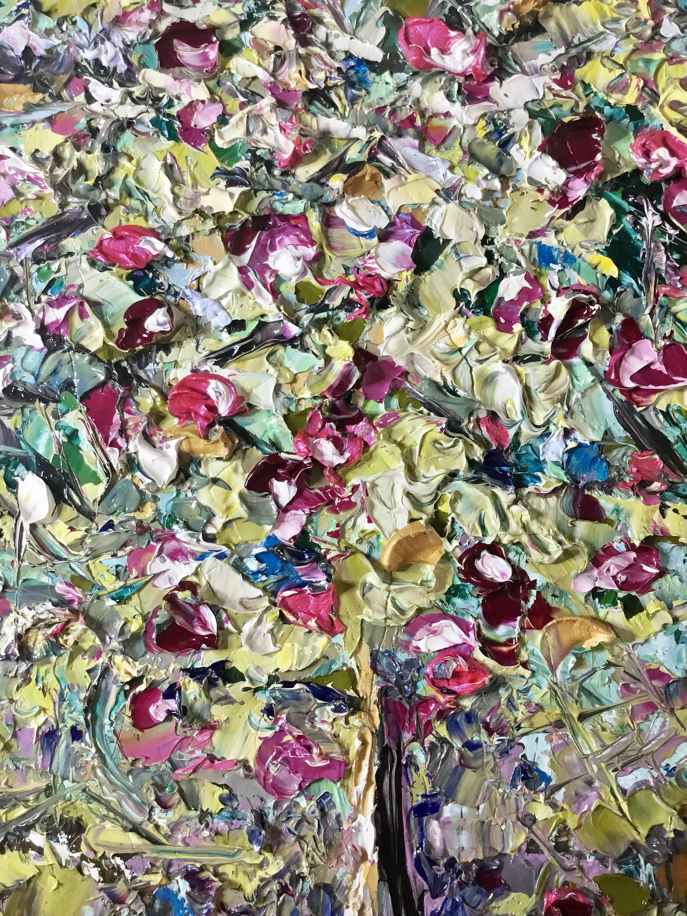 Apple Tree Original Textured Impasto Oil Painting on 3 D Canvas,home ...