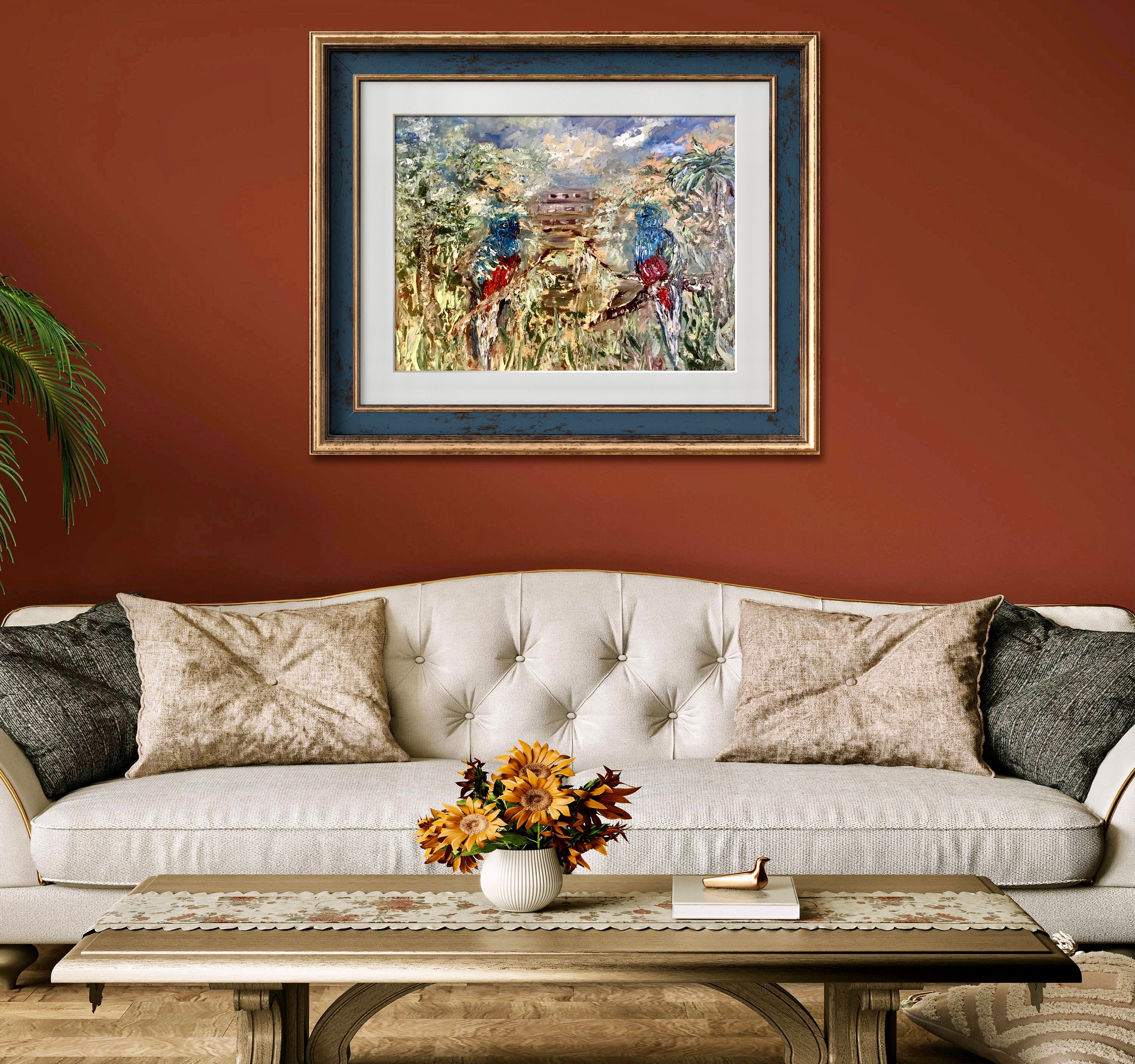 A Couple of Quetzal Birdsmayan Pyramid on the Background - Etsy