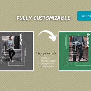 70 Instagram Templates Designed With Canva | Instagram Post Templates ...
