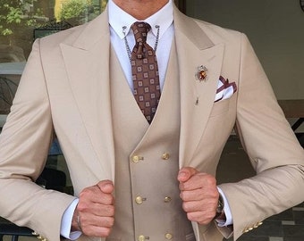 Ivory Wedding Suit - Etsy