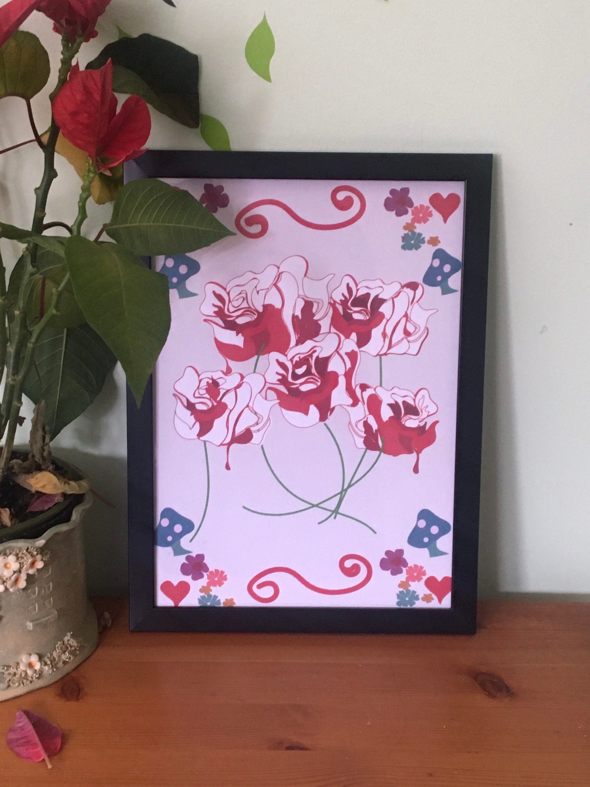 Painting Roses Red | Etsy