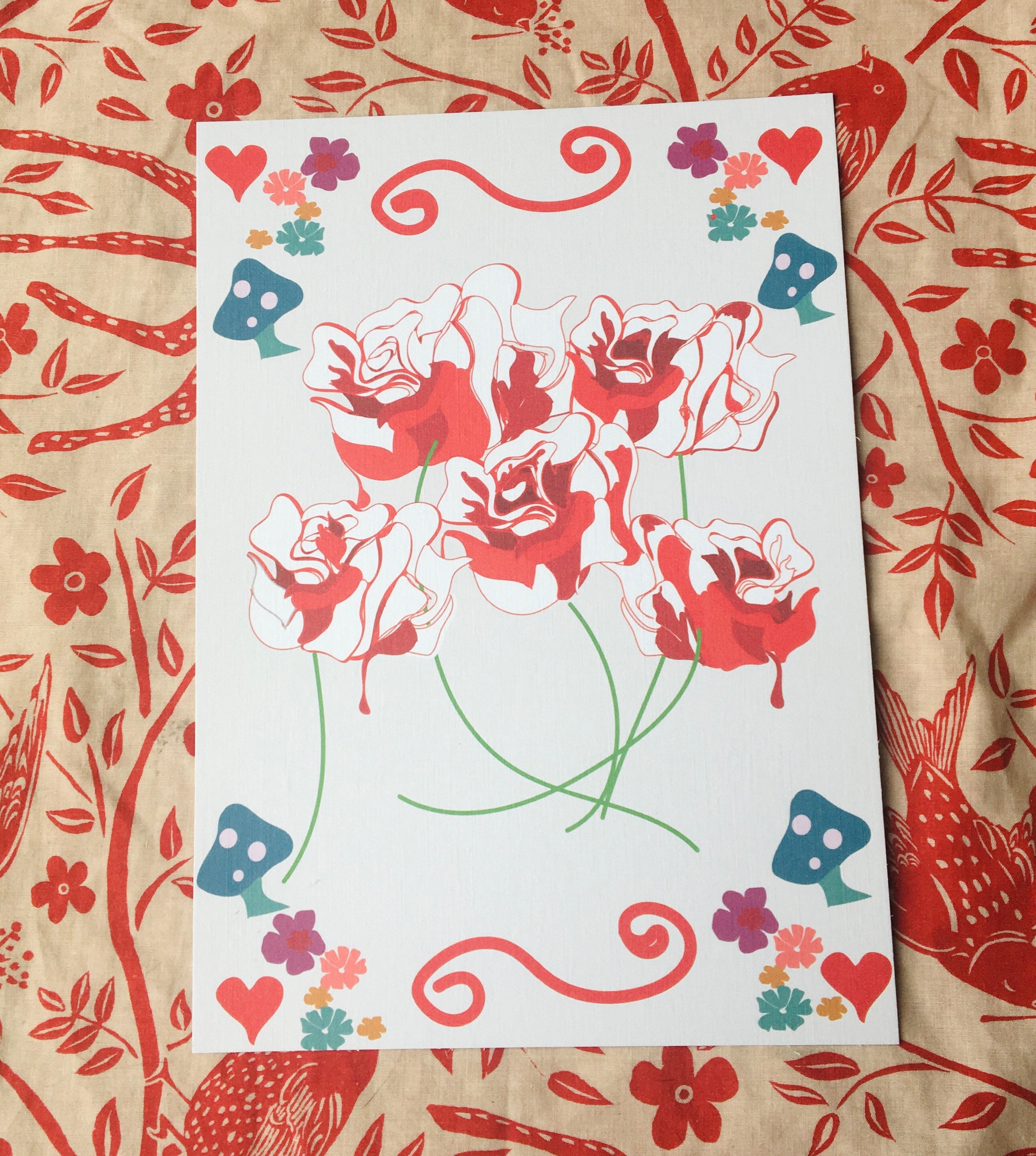 Painting Roses Red | Etsy