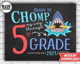 5th Grade Sign | Etsy