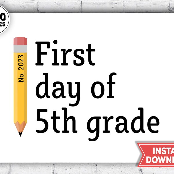 Welcome to 5th Grade Banner - Etsy