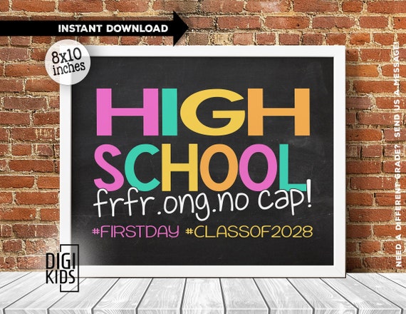 Cartel De Escuela Secundaria Crea Carteles De Bienvenida A Clases