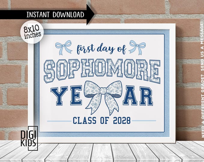 Printable First Day of School Sign - Watercolor Apple Bow Pencils, Pink ...