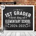 First Day of Sophomore Year Printable Sign High School Sophomore Sign ...