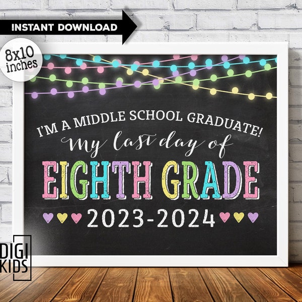 Last Day of 8th Grade Png - Etsy