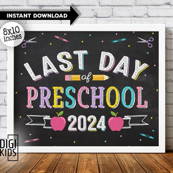 Preschool Sign - Etsy