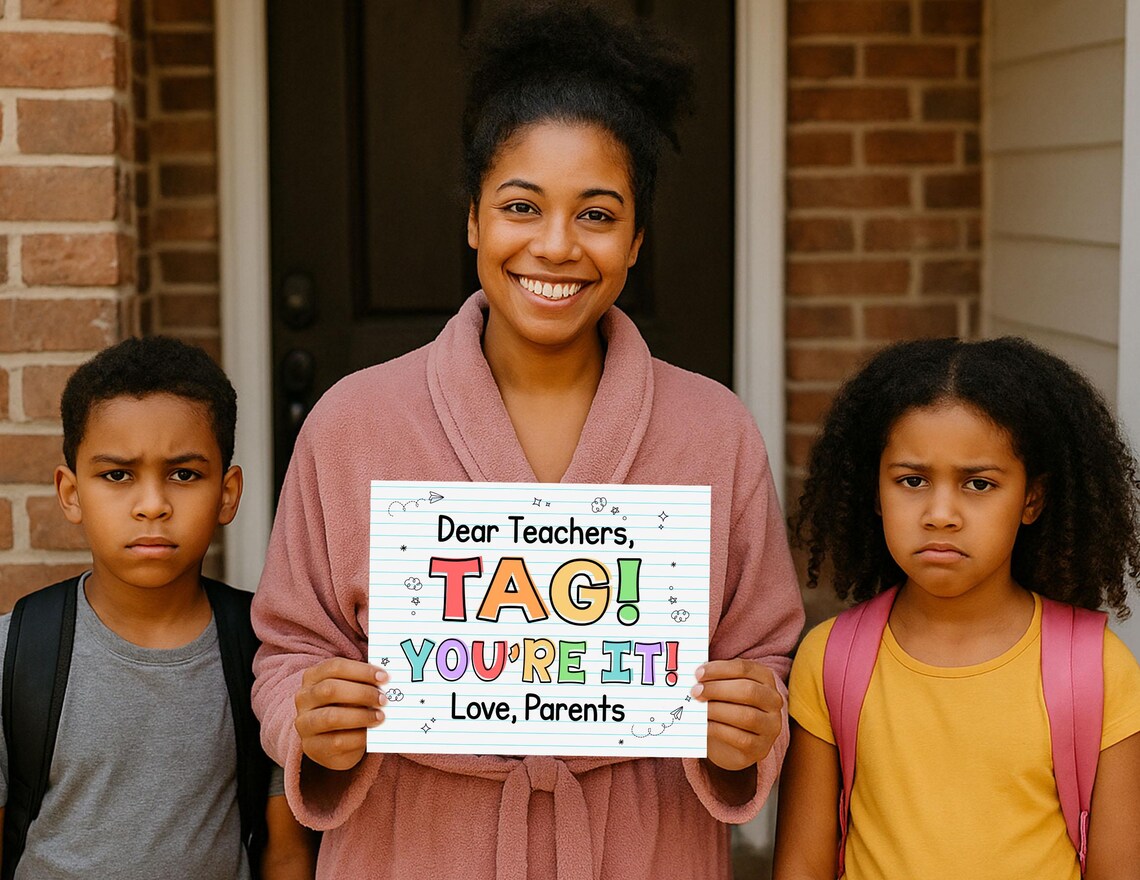 First Day of School Printable Sign - Funny Mom Back to School ...