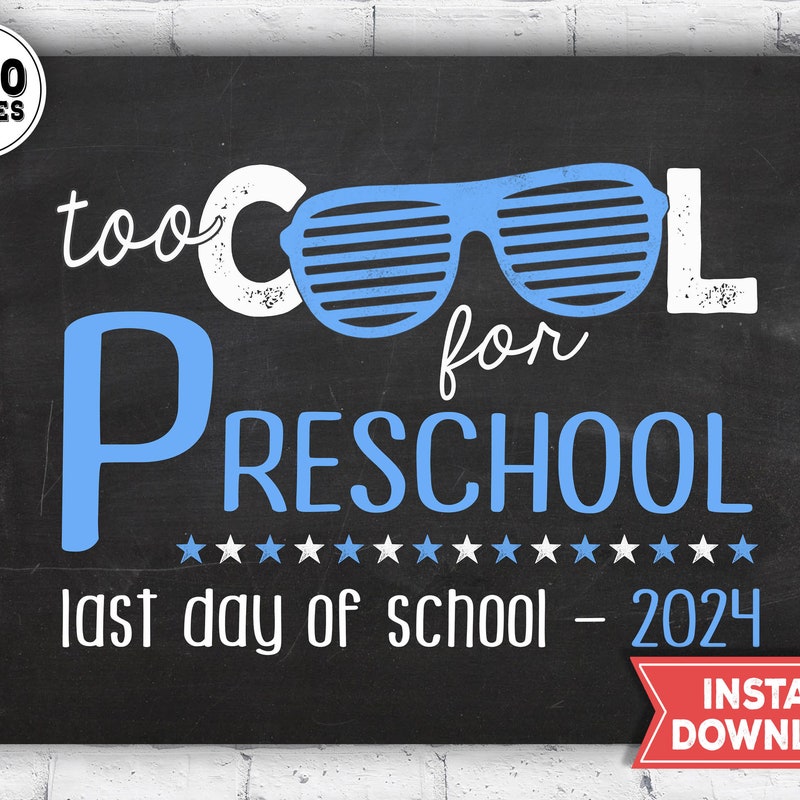 Last Day Preschool - Etsy
