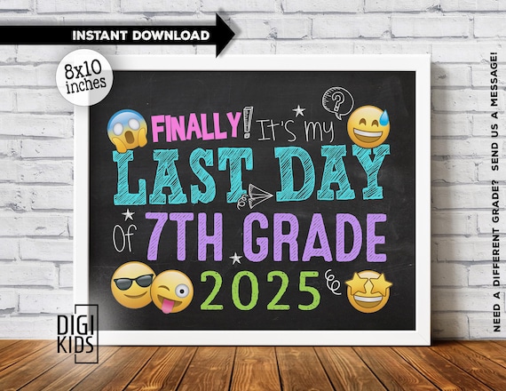 7th Grade Sign