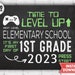 1st Day of School Sign First Day of 3rd Grade Sign 2023 2024 3rd Grade ...