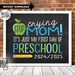 Last Day of 6th Grade Sign Printable Last Day of School Sign 2024 Too ...