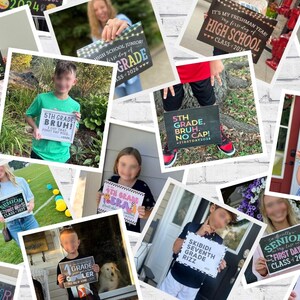 6th Grade First Day of School Sign 2024 - 1st Day of School Poster ...