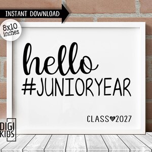 1st Day of Junior Year - First Day of 11th Grade 2025 - Class of 2027 ...