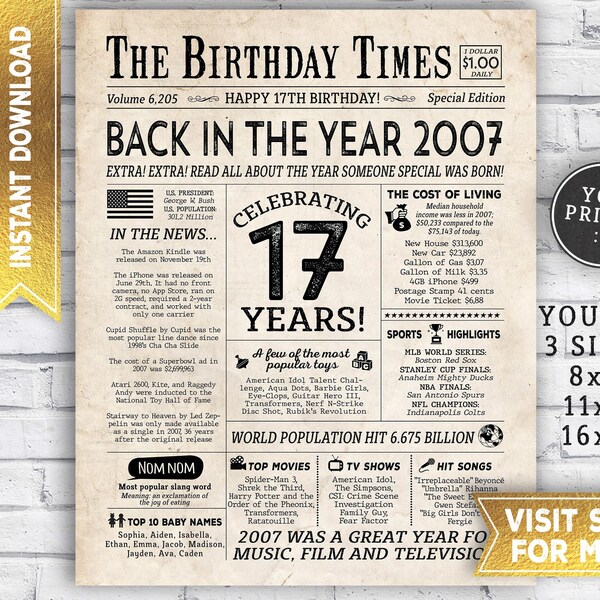 17th Birthday Decorations - Etsy