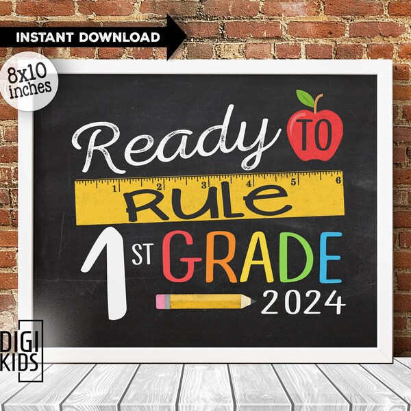 1st Grade First Day Craft - Etsy