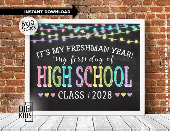 Cartel De Escuela Secundaria Crea Carteles De Bienvenida A Clases