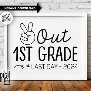 Last Day of 1st Grade - Etsy