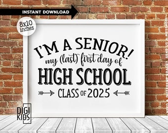 First Day of Sophomore Year Sign 1st Day of High School 2024-2025 ...