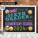 Preschool Sign - First Day of School Sign 2024 - Preschool Printable ...