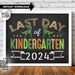 Last Day of Pre K Printable Peace Out Pre K Last Day of School Sign ...