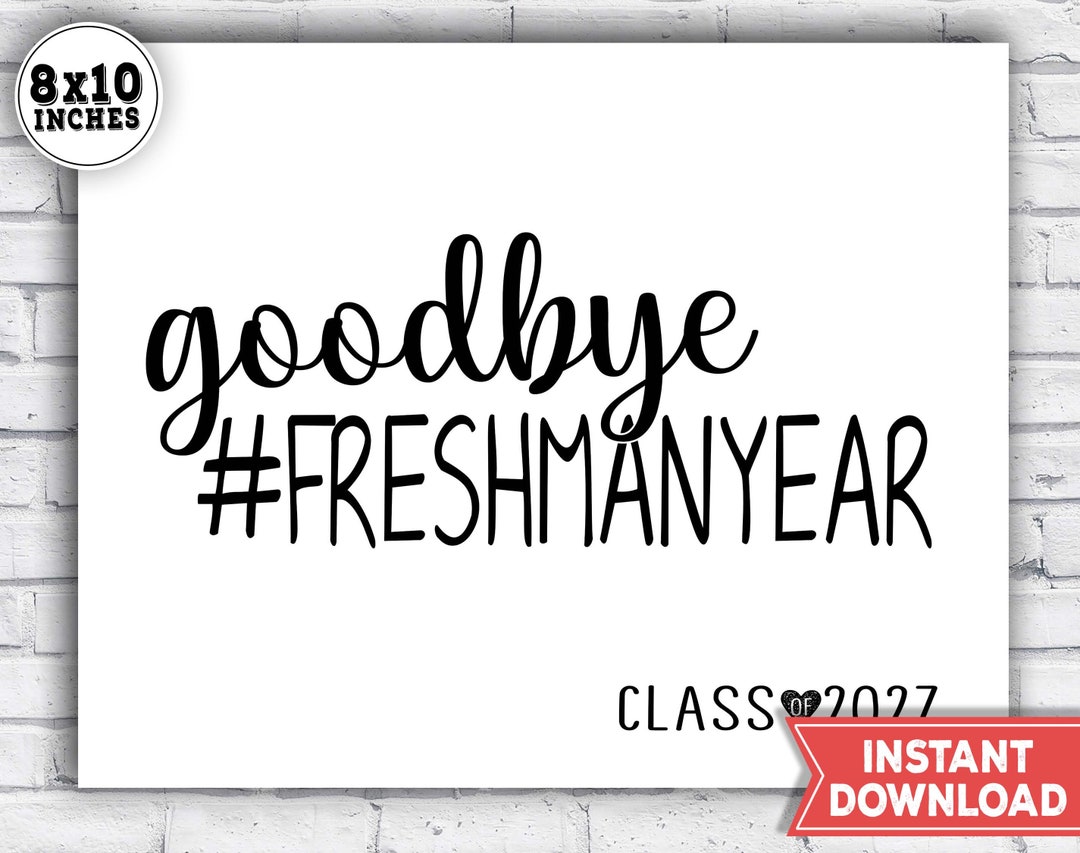 Last of 9th Grade Sign Last Day of Freshman Year Sign 2024 Goodbye 9th ...