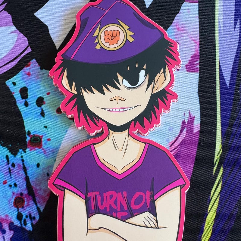 Noodles Phase 3 Mask Gorillaz - Etsy