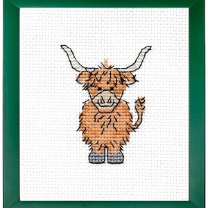 Highland Cow - Cross Stitch Chart/pattern - PDF Download - Etsy