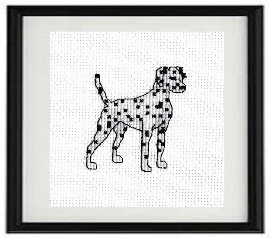Dalmatian Dog Cross Stitch Chart/pattern PDF Download - Etsy
