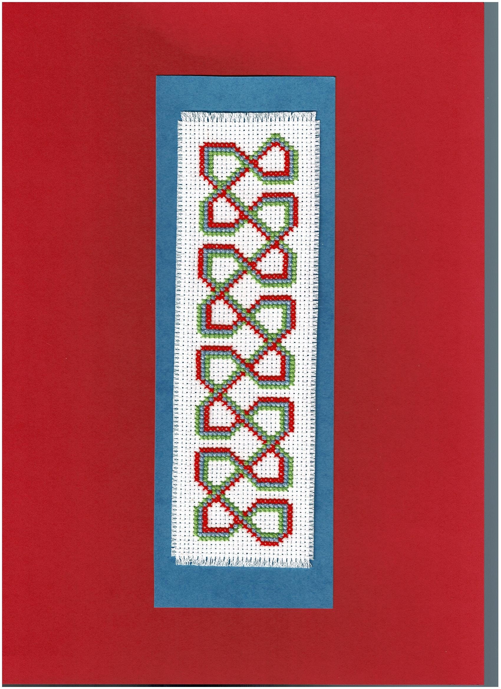 Bookmark Cross Stitch Chart PDF | Etsy