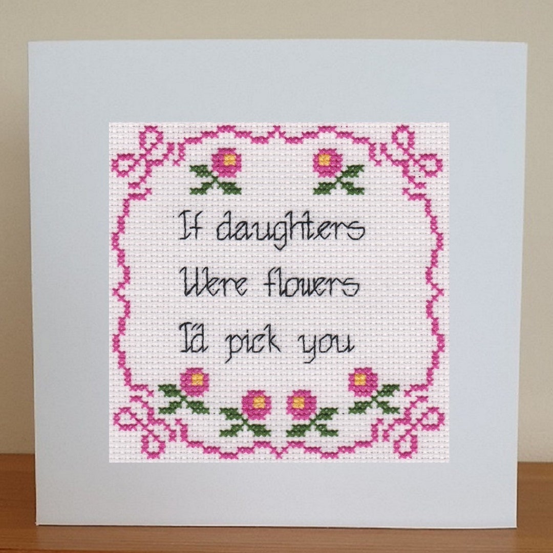 Daughter Cross Stitch Chart/pattern PDF Download - Etsy