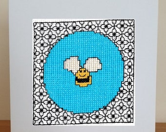 Bee Cards Cross Stitch Patterns PDF Charts Instant Download, Fun All ...