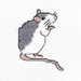 Fancy Rat Cross Stitch Chart/pattern PDF Download - Etsy