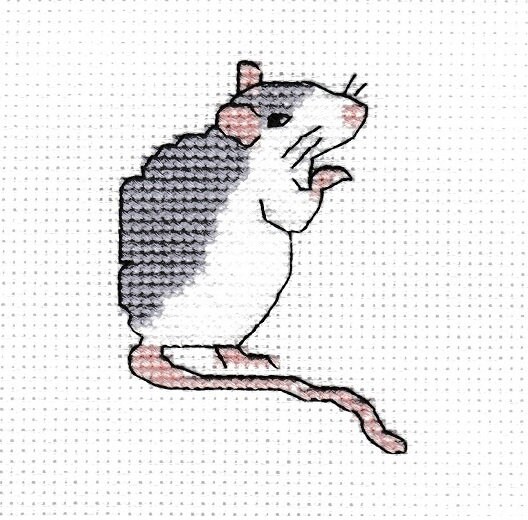 Fancy Rat Cross Stitch Chart/pattern PDF Download - Etsy