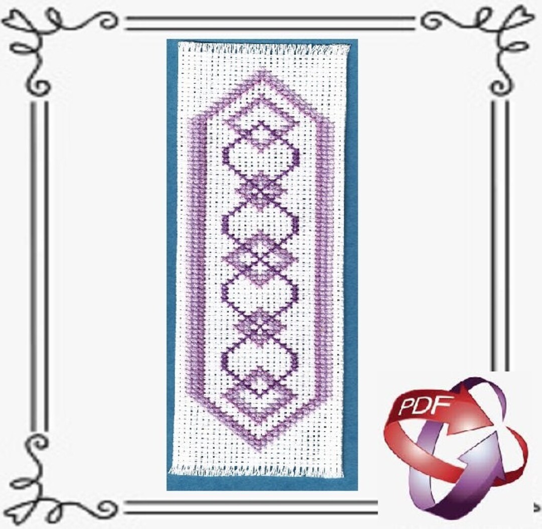 Celtic Bookmark Cross Stitch Chart/pattern PDF Download - Etsy