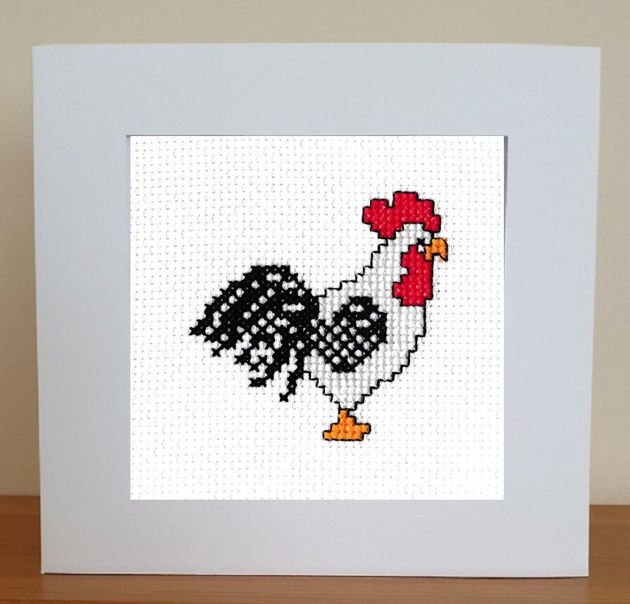 Chicken Cross Stitch Chart/pattern PDF Download - Etsy