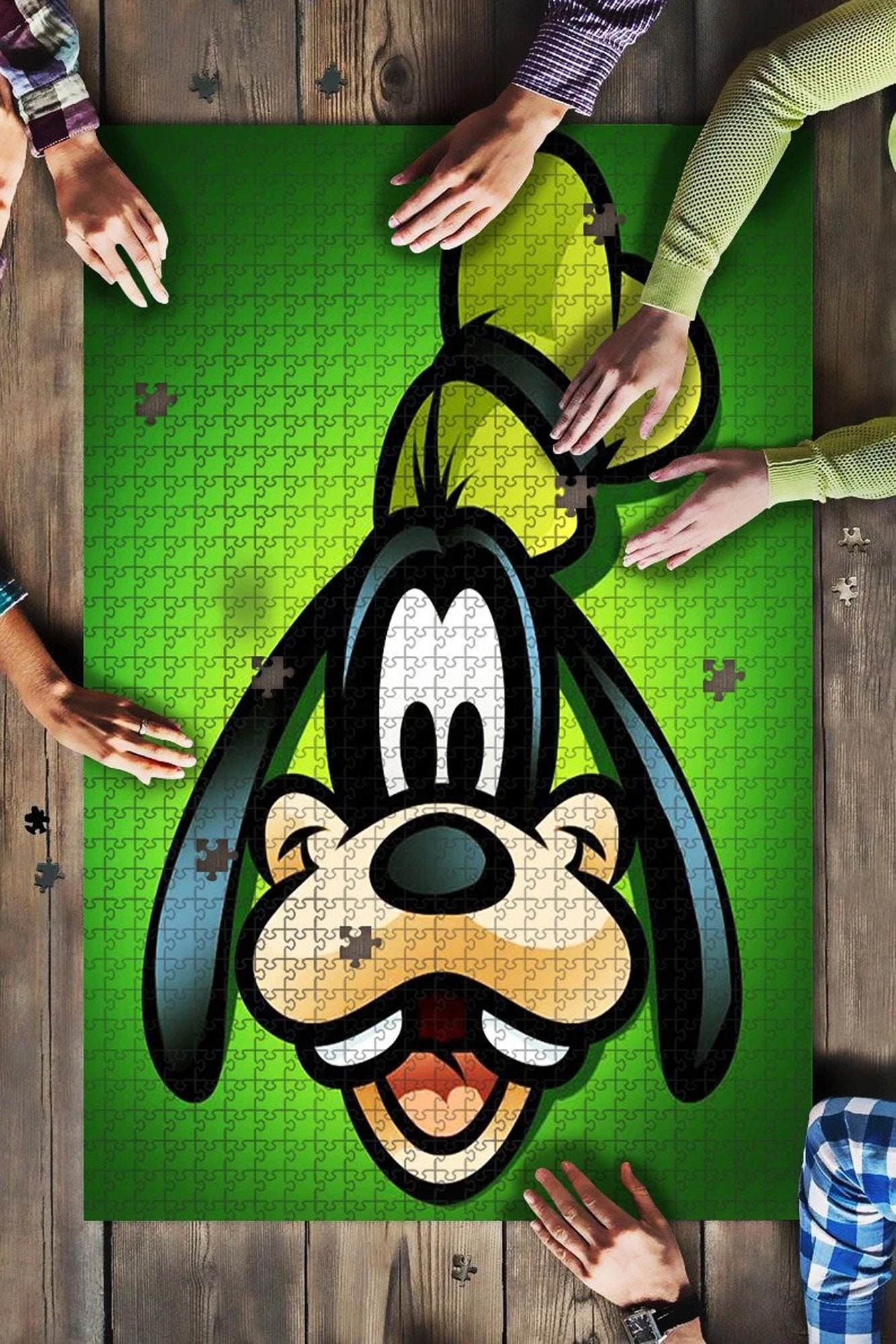 Goofy Jigsaw Puzzle Disney Goofy Jigsaw Puzzle Love Goofy | Etsy