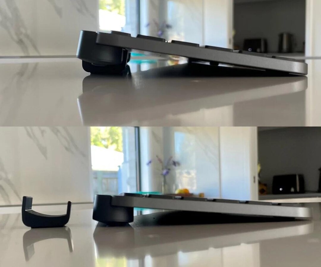 Riser Logitech MX Keys Keyboard Feet - Improve Typing Angle - Etsy