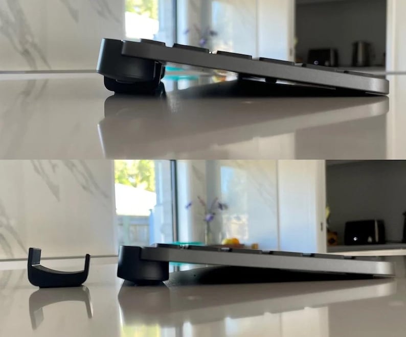 Riser Logitech MX Keys Keyboard Feet - Improve Typing Angle - Etsy