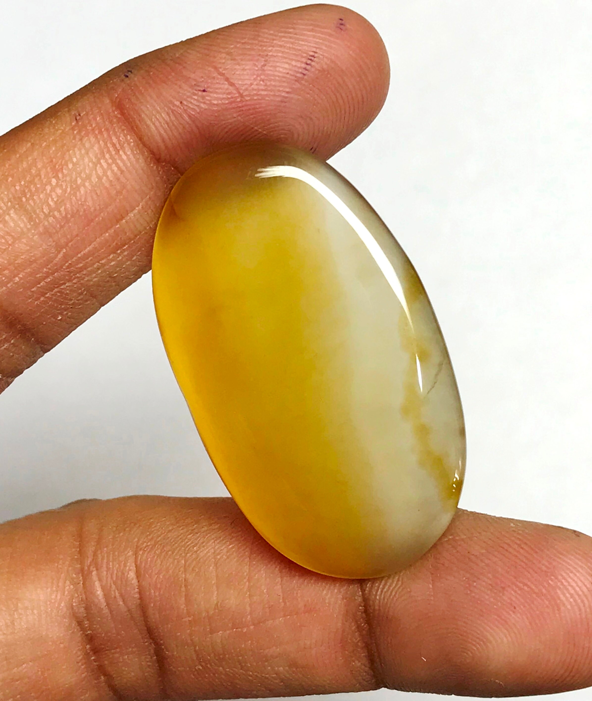Yellow Chalcedony Cabochon Cabochon Gemstone Chalcedony | Etsy