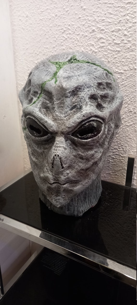 Crashed Grey Alien Mask - Etsy