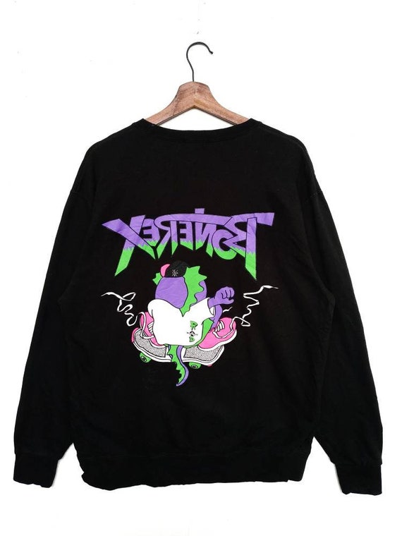 Vintage Bonerex BSH Skateboard Sweatshirt,Size XL,Bla… - Gem