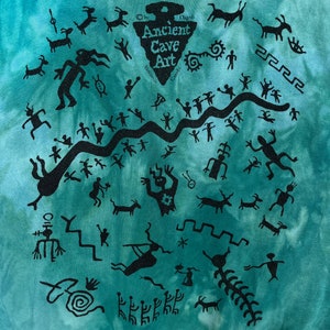 Vintage 90s Ancient Cade Art Tie Dye Sweatshirt/size M/made in Canada ...