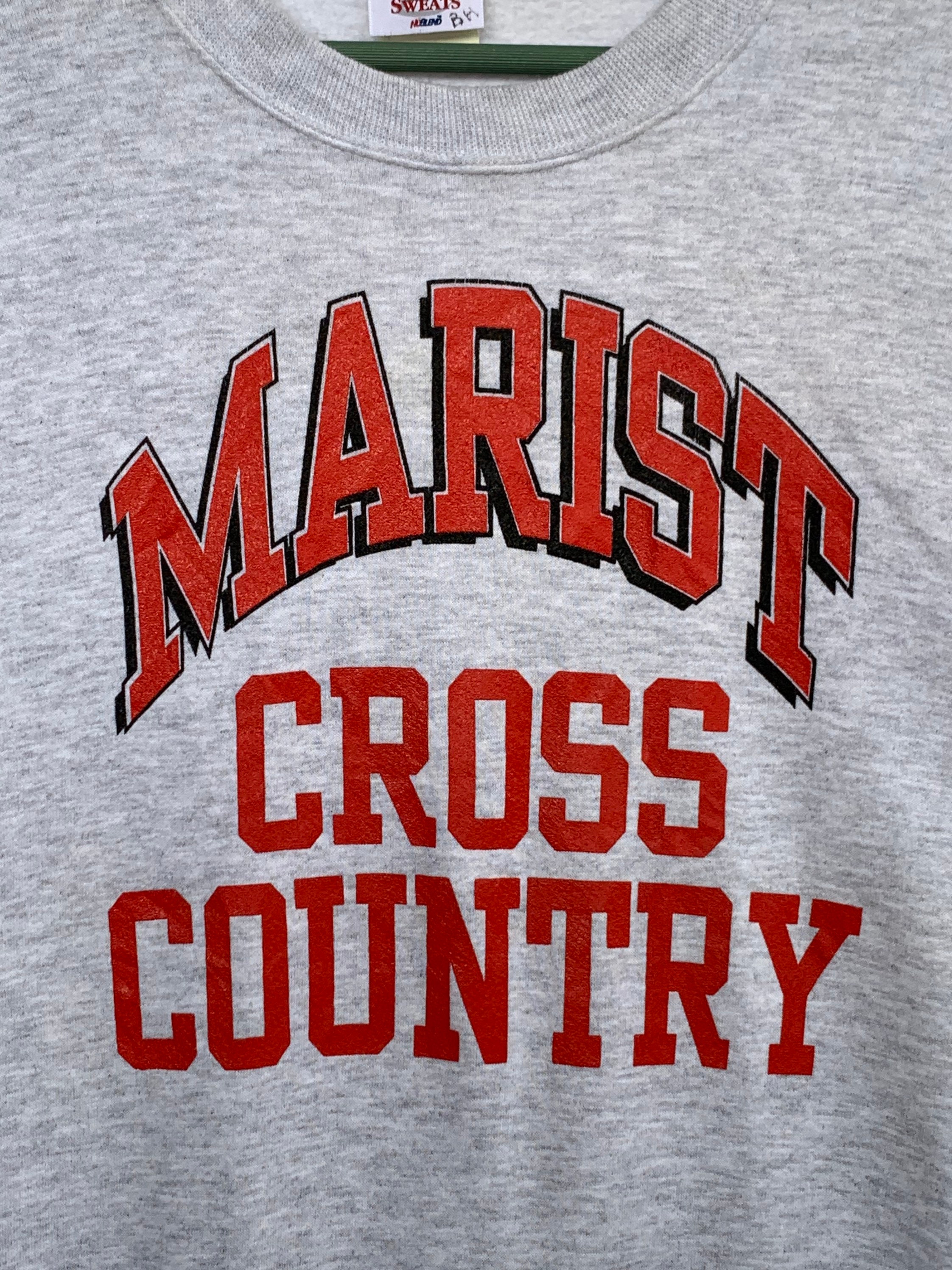 Vintage 90s Marist Cross County Sweatshirt/size Xl/grey Colour/crewneck ...