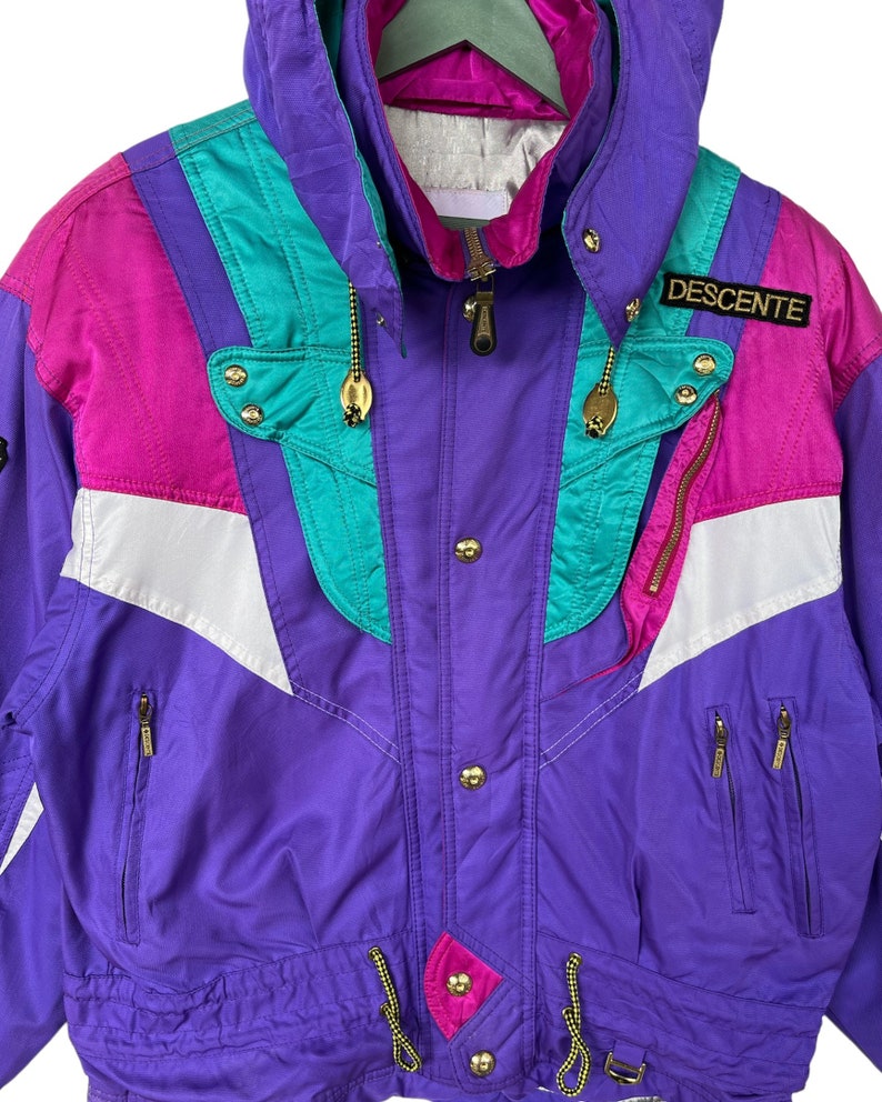 Vintage 90s Descente Multicolor Ski Jacket/made in Japan/sportswear ...