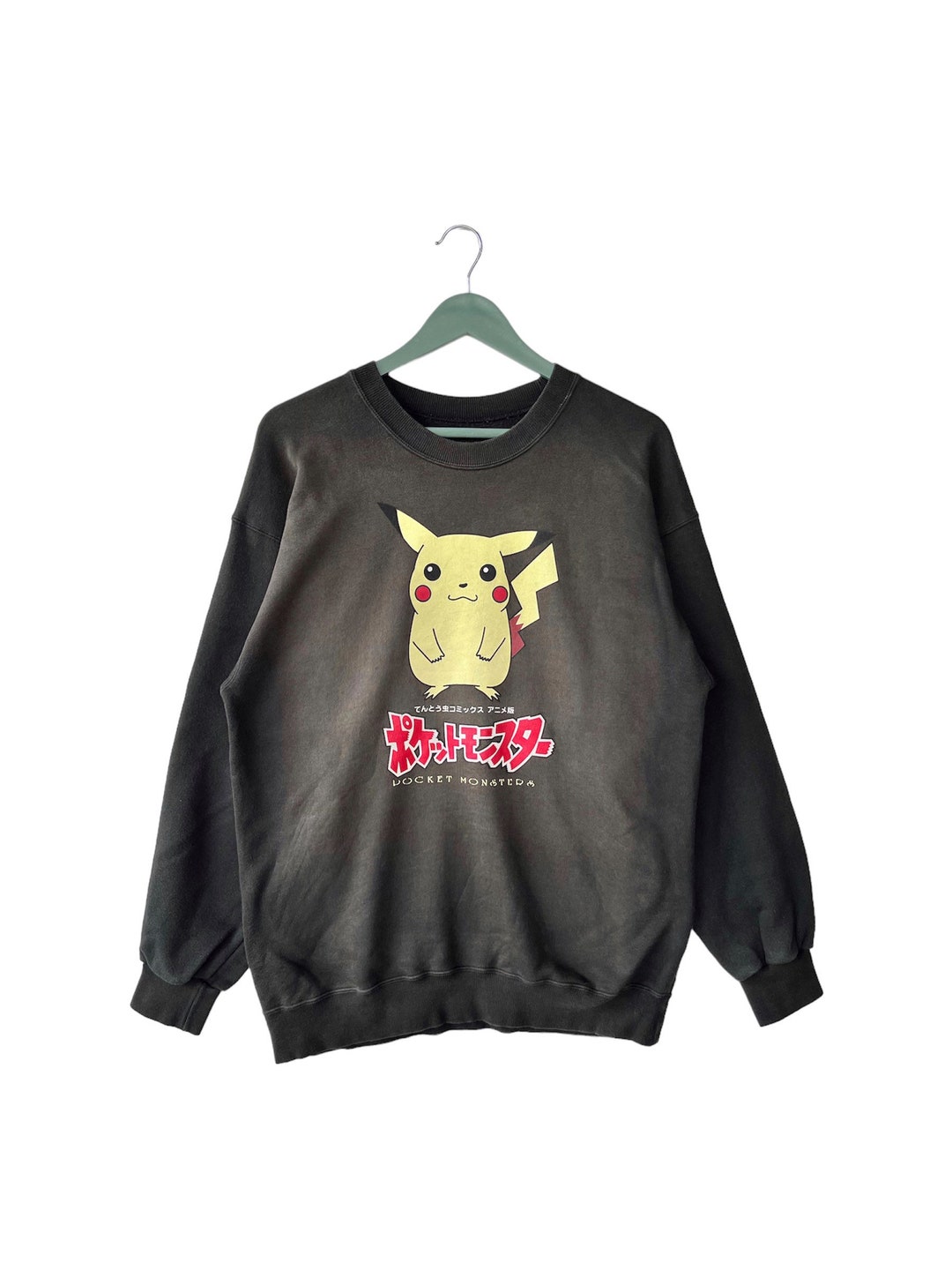 Vintage Pokémon Pocket Monsters Sweatshirt/long Sleeve/nintendo/movie ...