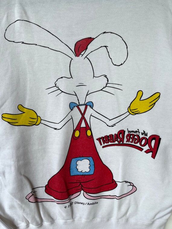 Vintage 1987 Who Framed Roger Rabbit Mirror Print Swe… - Gem